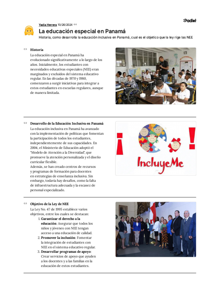 padlet mural | PDF | Educación especial | Enseñando