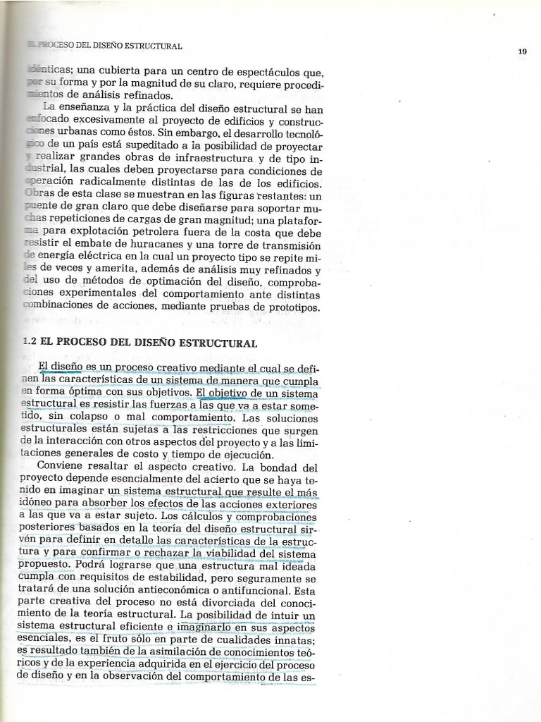 2.1 El Proceso Del Diseño Estructural | PDF