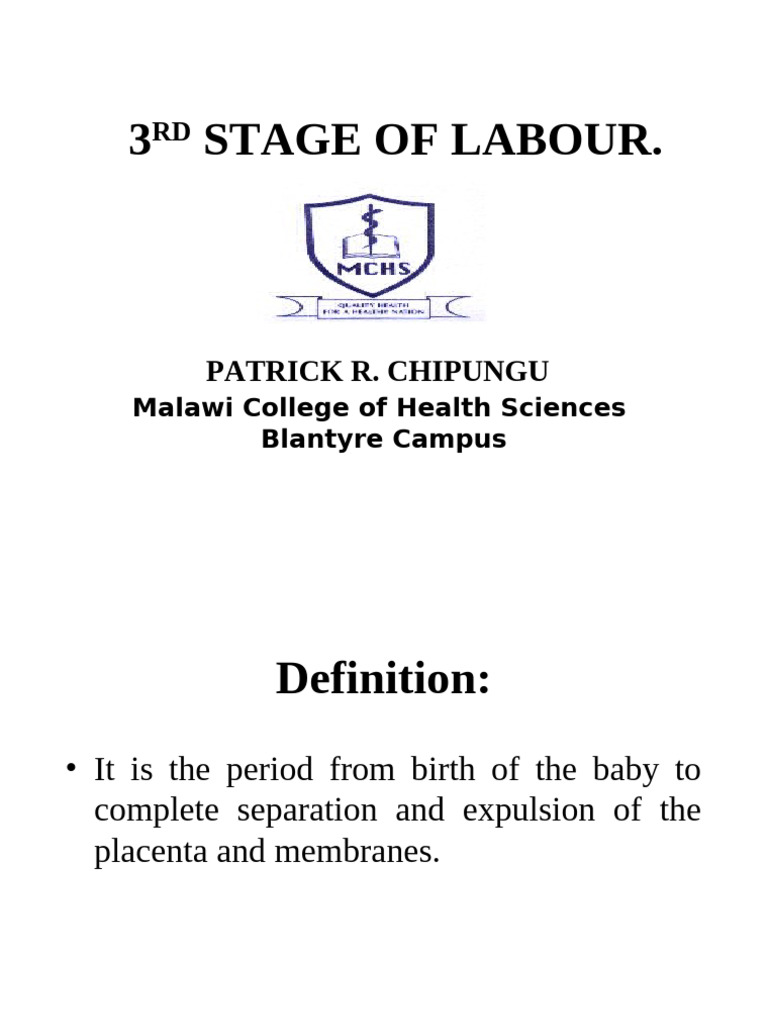 3rd Stage of Labour. | PDF | Uterus | Childbirth