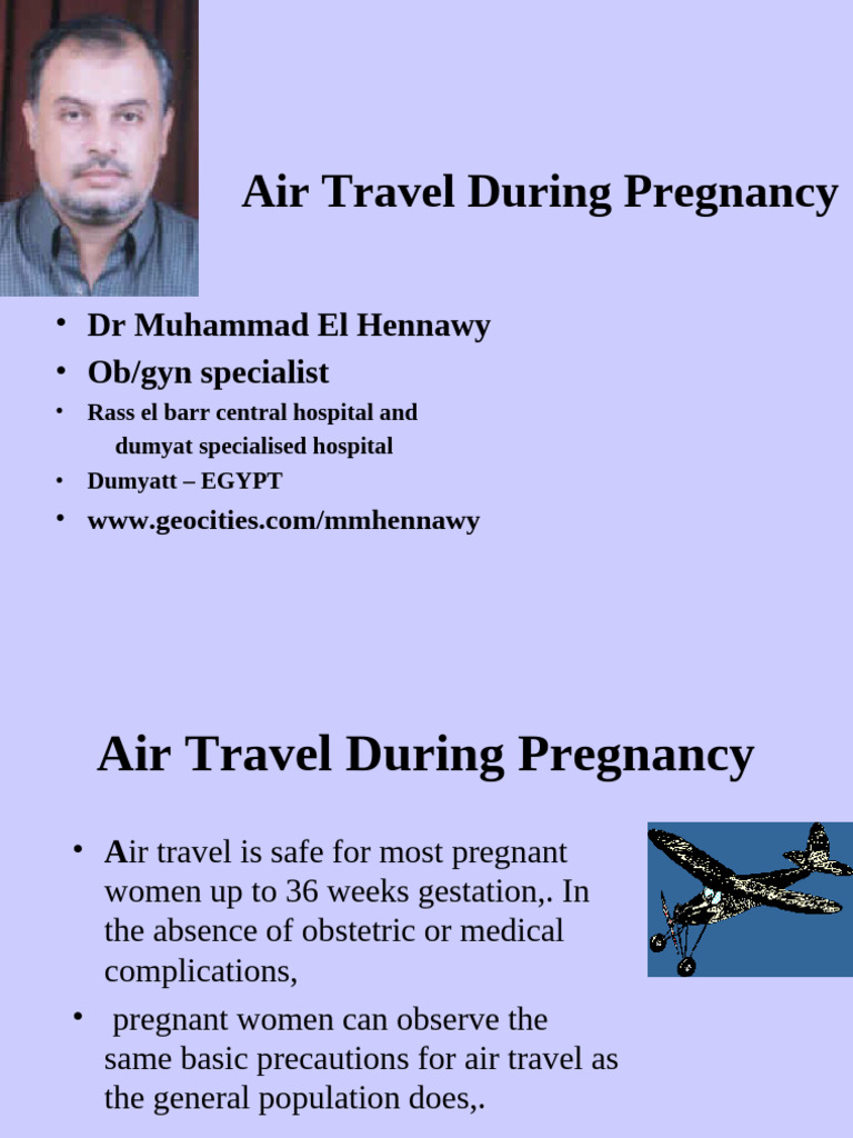Air Travel During Pregnancy | PDF | Pregnancy | Obstetrics