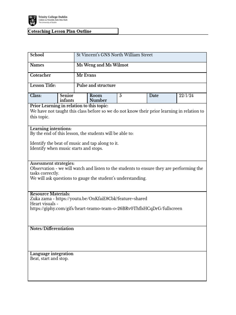 Lesson Plan Week 1 | PDF | Lesson Plan | Teachers Lesson Plan Week 1 | PDF | Lesson Plan | Teachers