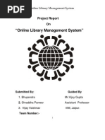 Synopsis of Library Management System | Model–View–Controller | Databases