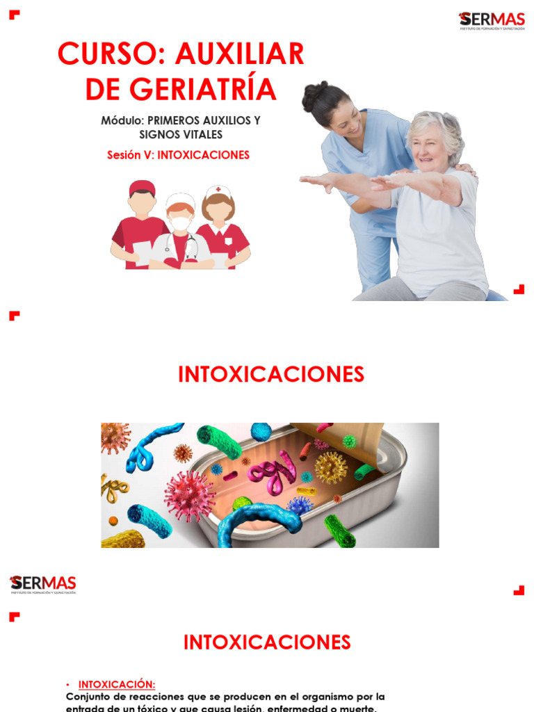 Intoxicaciones: Primeros Auxilios Esenciales | PDF | Toxicidad | Vómitos