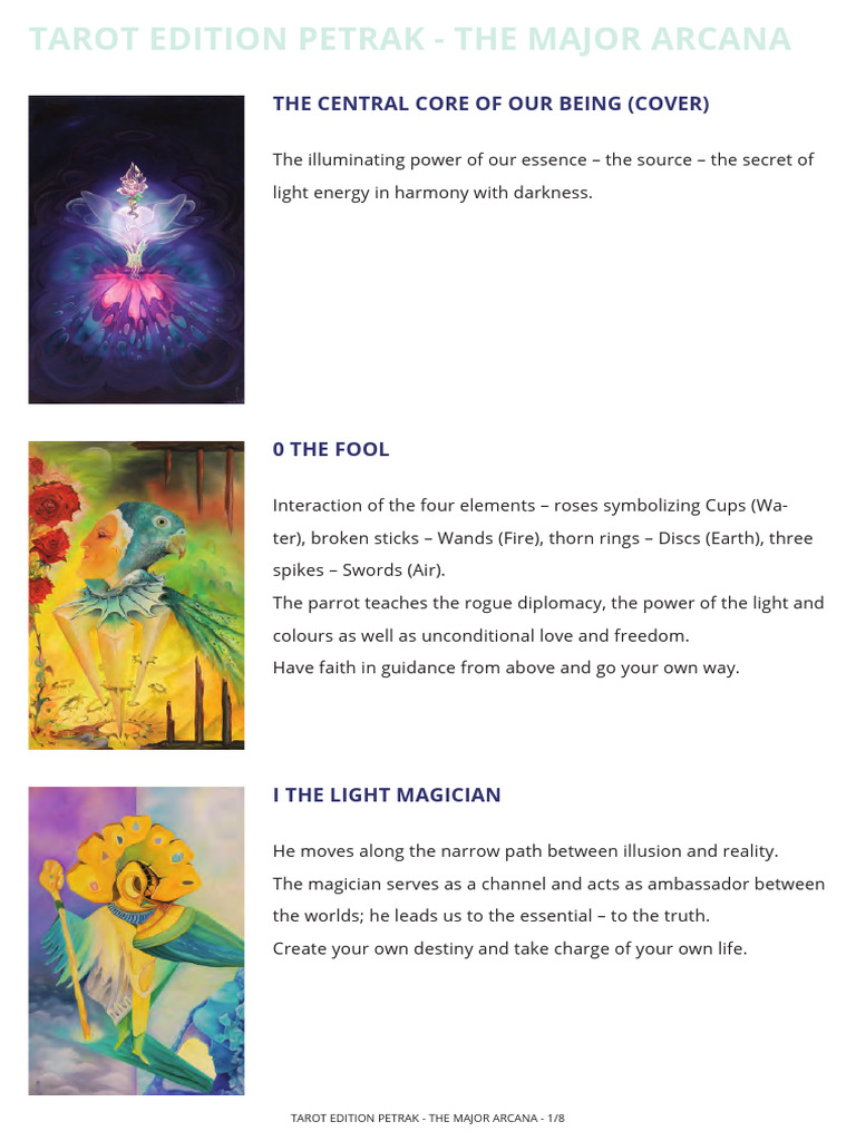 Petrak_Tarot | PDF | Major Arcana