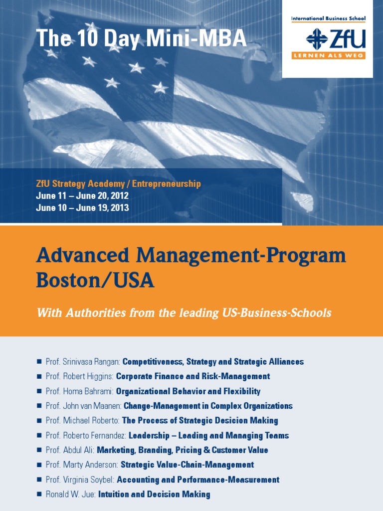 10 Day Mba | PDF | Strategic Management | Leadership