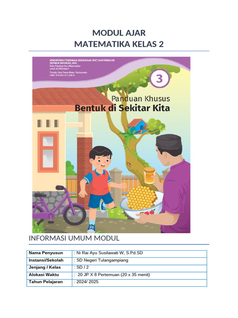 Modul Ajar Matematika Bab 3 | PDF | Metode & Bahan Ajar