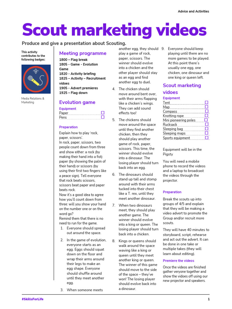 Scout Marketing Videos | PDF | Young Adult