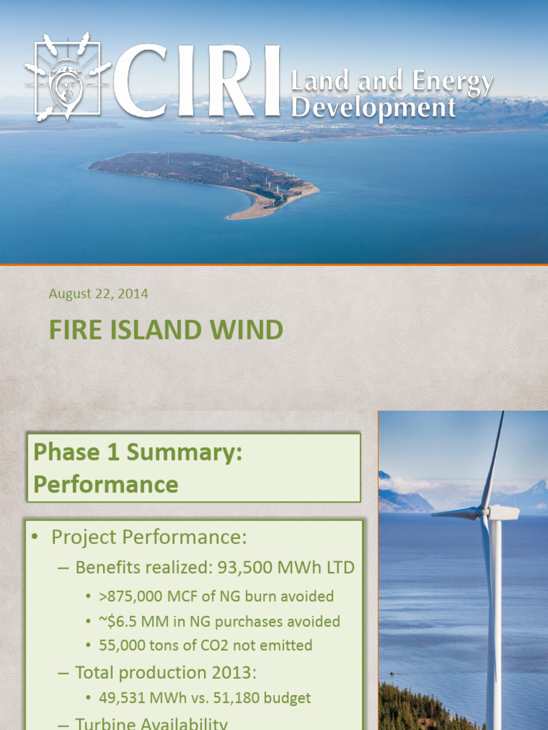 Fire Island Wind | PDF | Clean Power Plan | Hydroelectricity