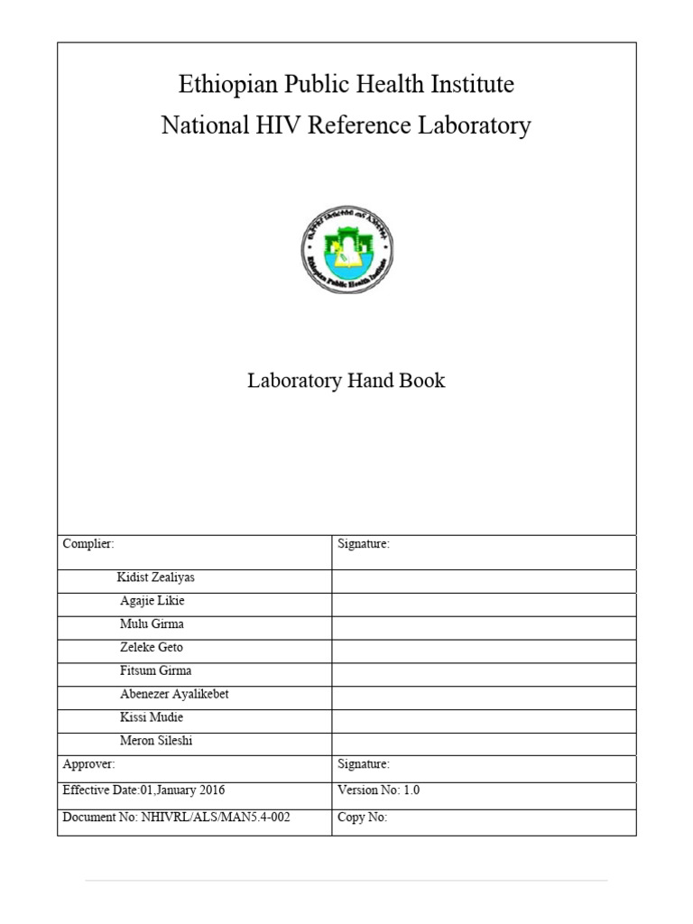 Laboratory Hand Book | PDF | High Density Lipoprotein | Medical Specialties