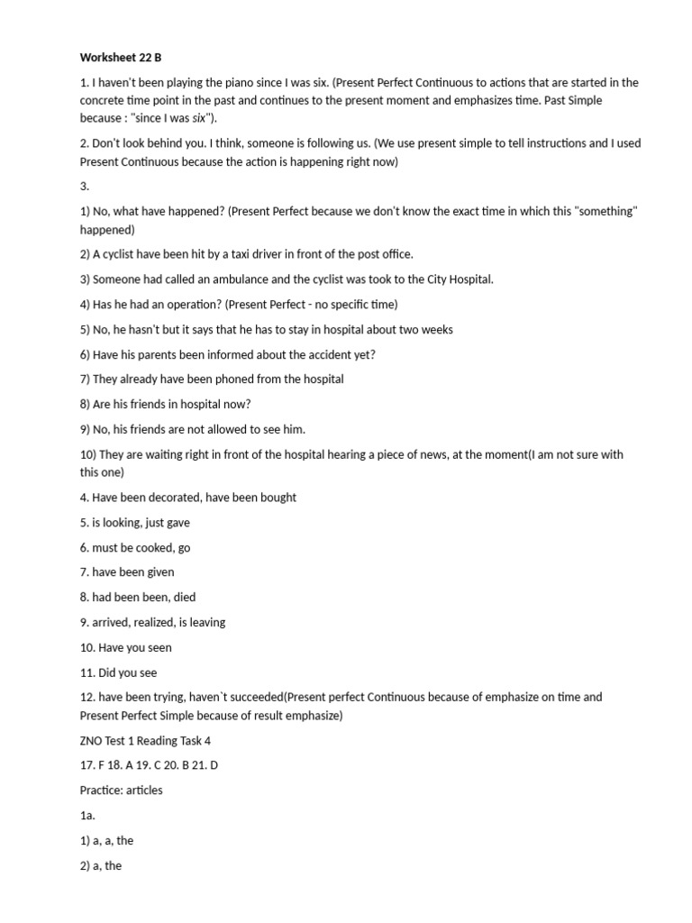 English Homework | PDF