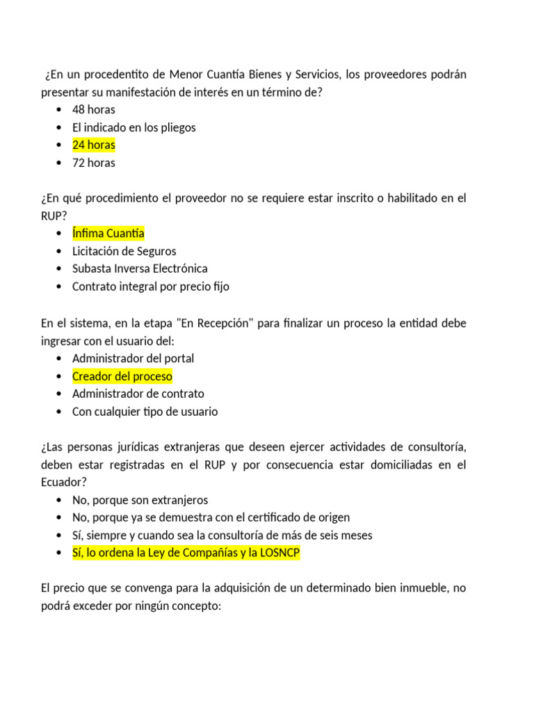 SERCOP | PDF | Subasta | Presupuesto