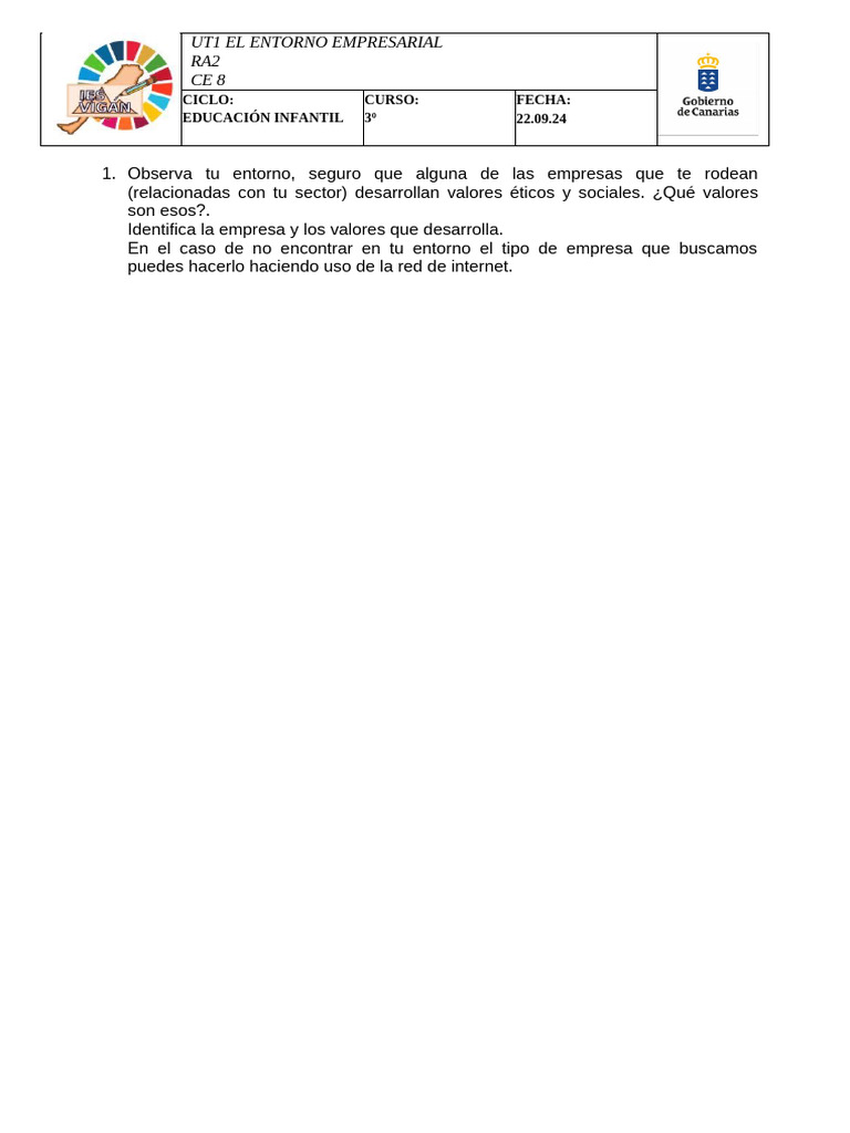 AE4 - UT2 - Los Valores | PDF | Crecimiento personal y profesional | Negocios