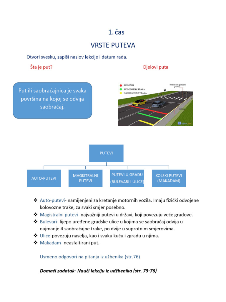 Vrste Puteva P.druc5a1tva | PDF