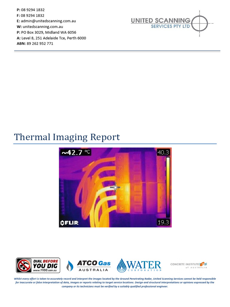 Thermal Imaging For Switchboards Report Example | PDF