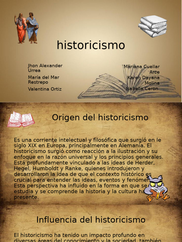 Impacto del Historicismo en la Historia | PDF | Relativismo | Sociología