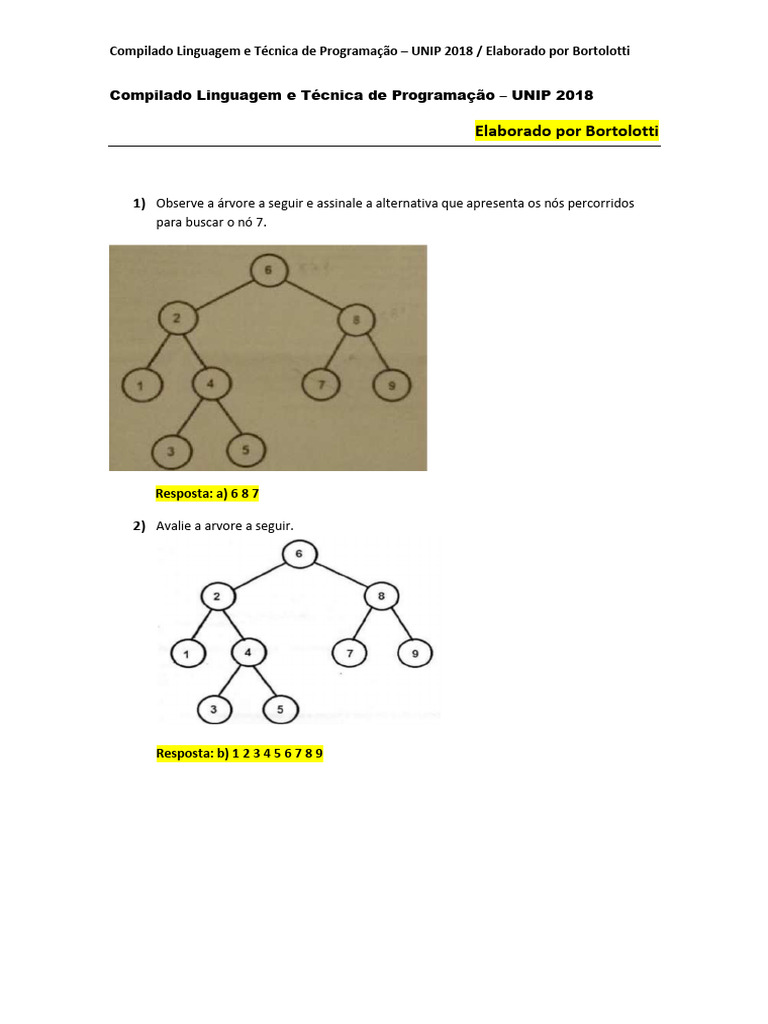 Linguagem e Técnica de Programação | PDF | Algoritmos | Compilador