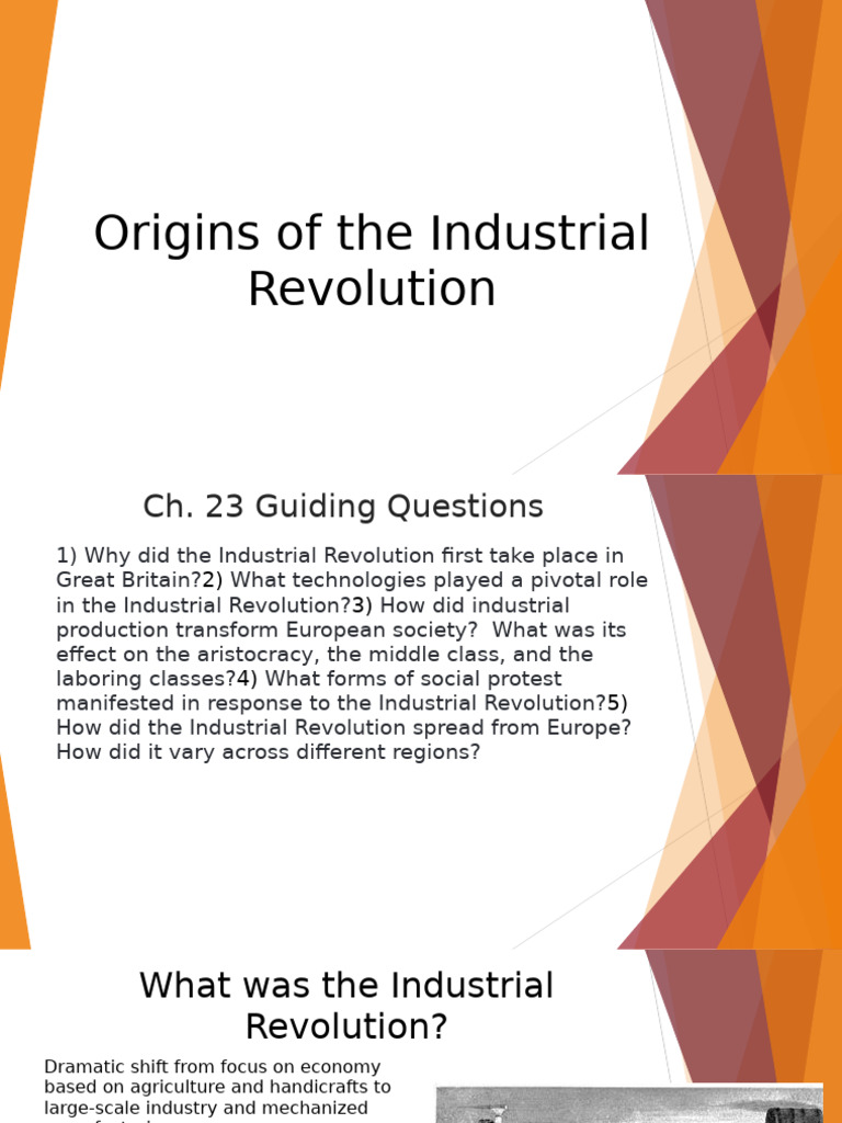 Industrial Revolution: Origins and Impact | PDF | Industrial Revolution ...