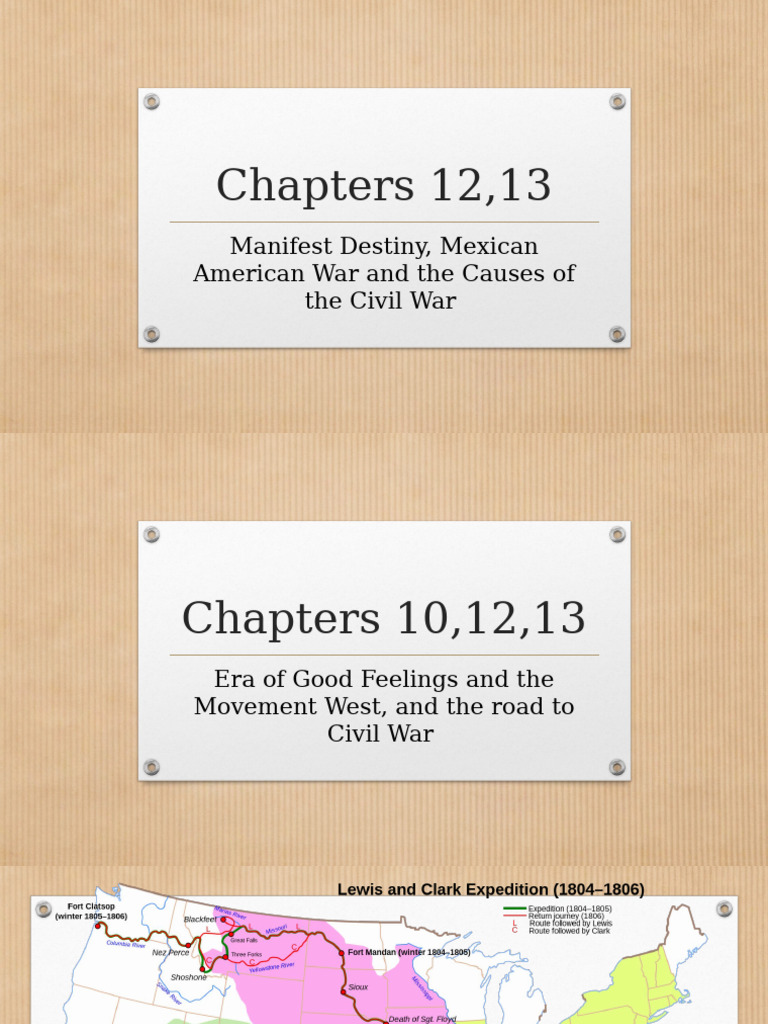 Manifest Destiny - Unit 5 Through Fort Sumter 2023-2024 | PDF | Fort ...