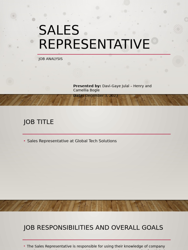 SALES REPRESENTATIVE Activity | PDF | Recruitment | Sales
