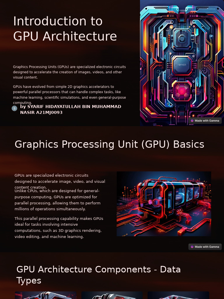 Introduction To GPU Architecture | PDF | Graphics Processing Unit | Parallel Computing
