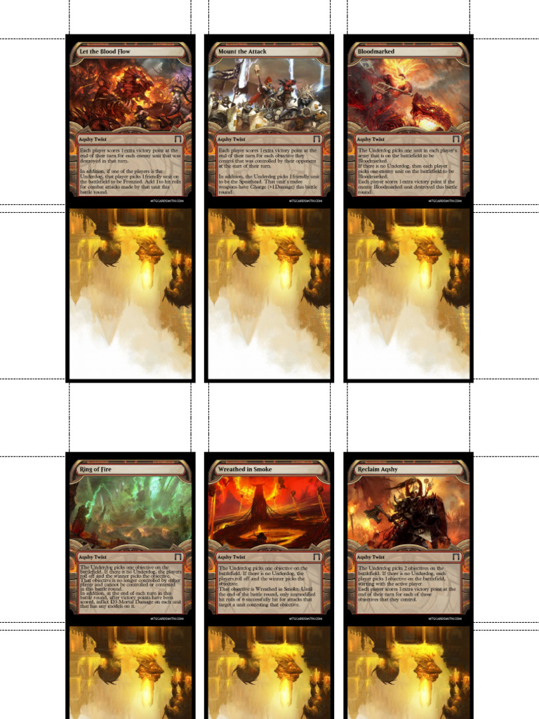 Aqshy Realm Deck Deck R1.0 FOLD Letter Poker | PDF