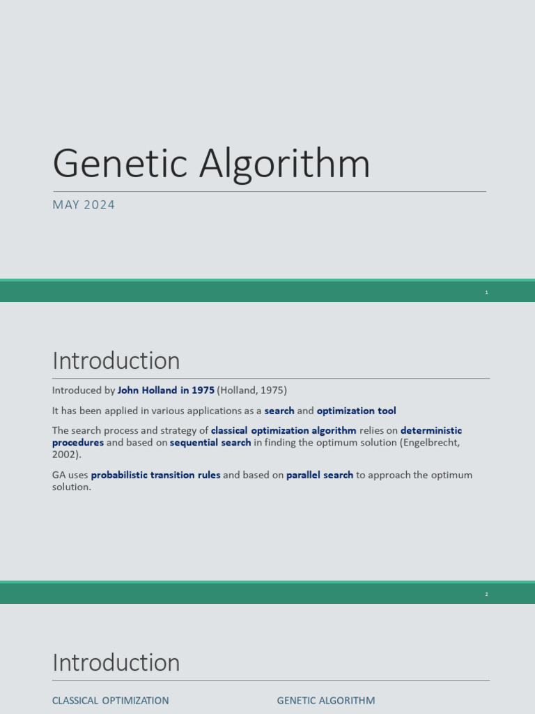 Understanding Genetic Algorithms Basics | PDF | Genetic Algorithm | Natural Selection