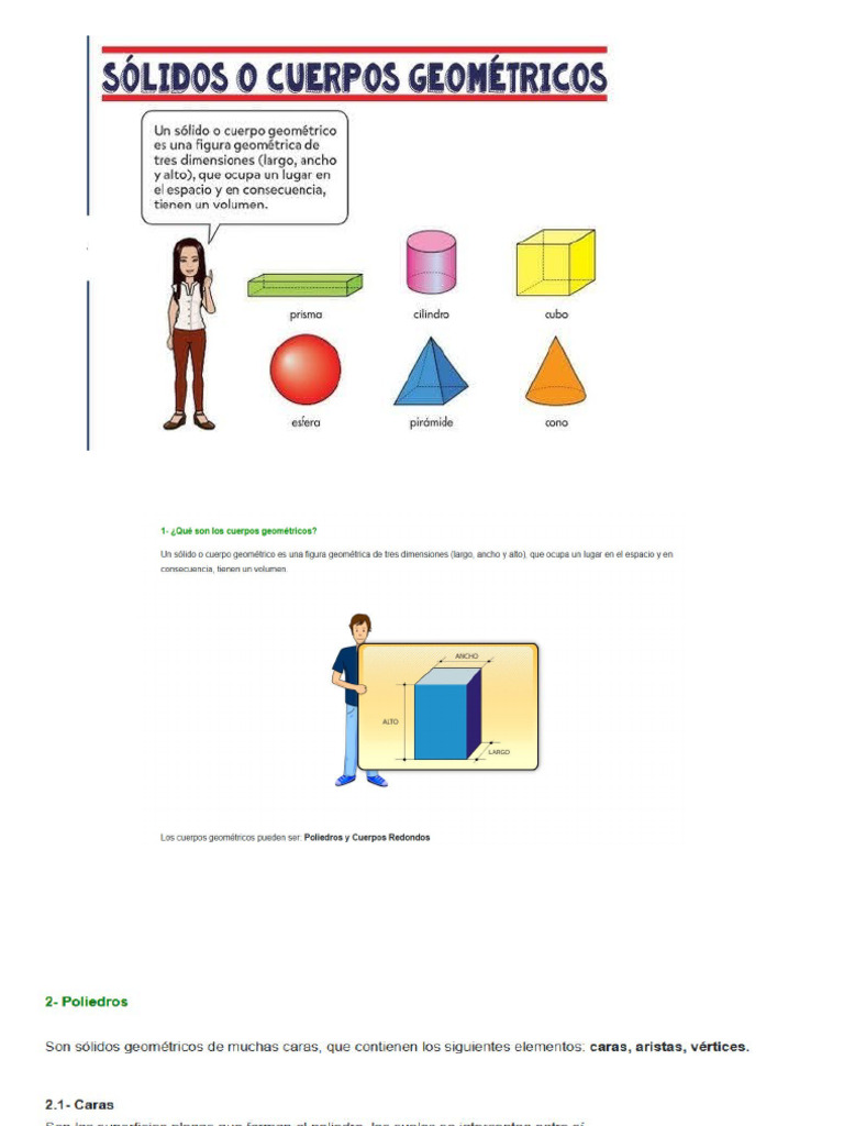 Solidos Geometricos | PDF