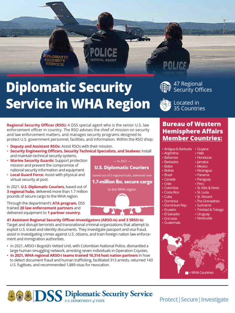 DIplomatic Security Service in WHO Region 23 | PDF | International ...
