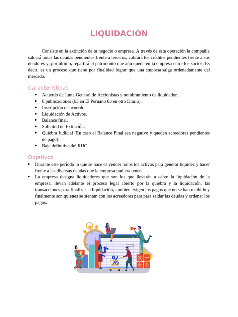 LIQUIDACIÓN | PDF