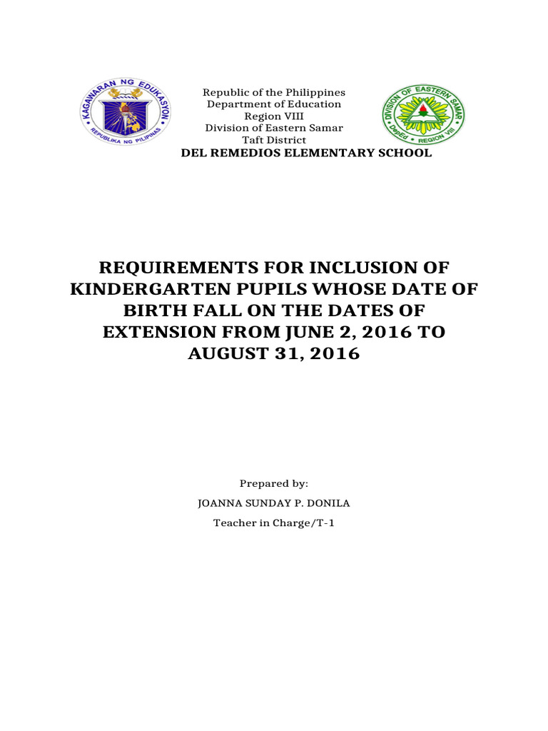Inclusion Report | PDF
