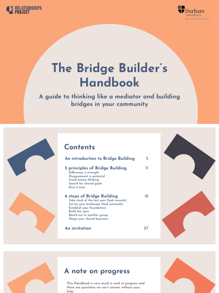 Bridge Builders Handbook | PDF | Thought