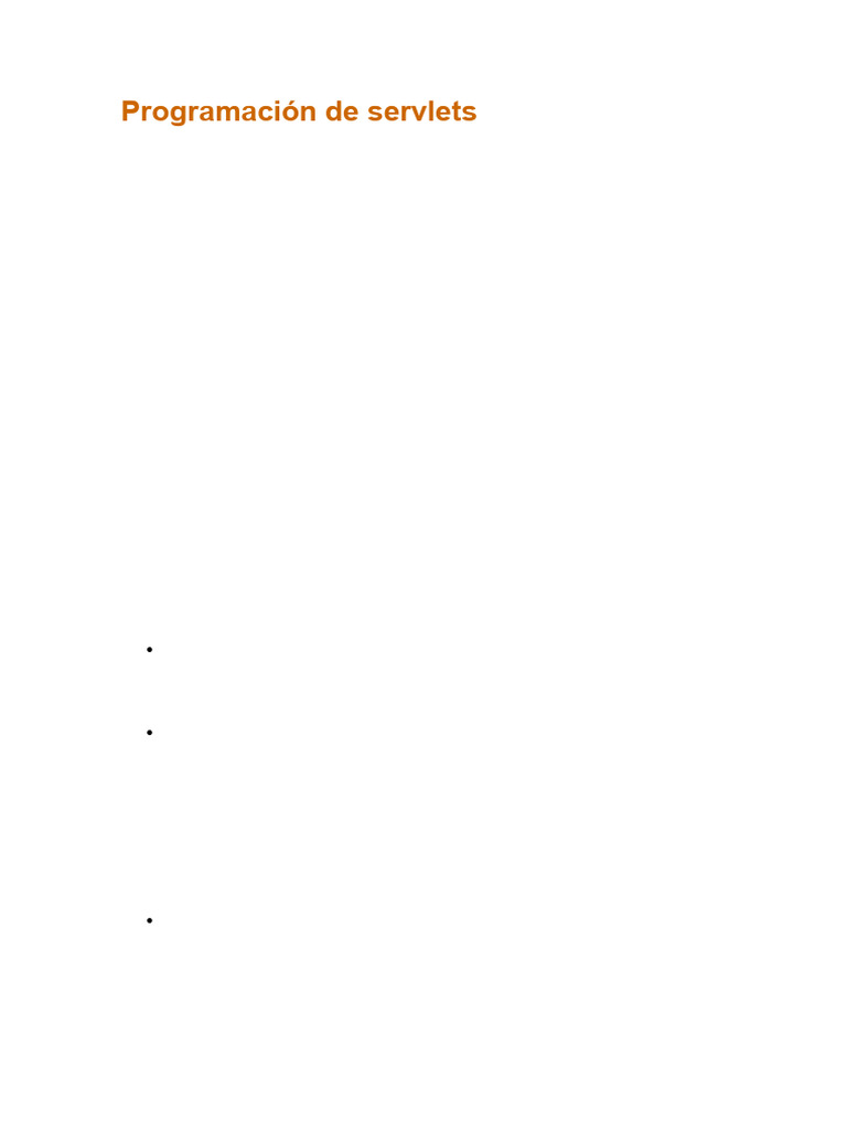 Introducción a la Programación de Servlets | PDF | Java Enterprise ...