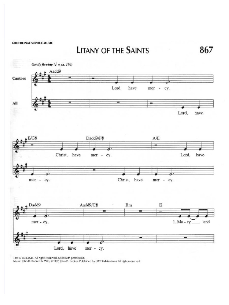 Litany of The Saints | PDF