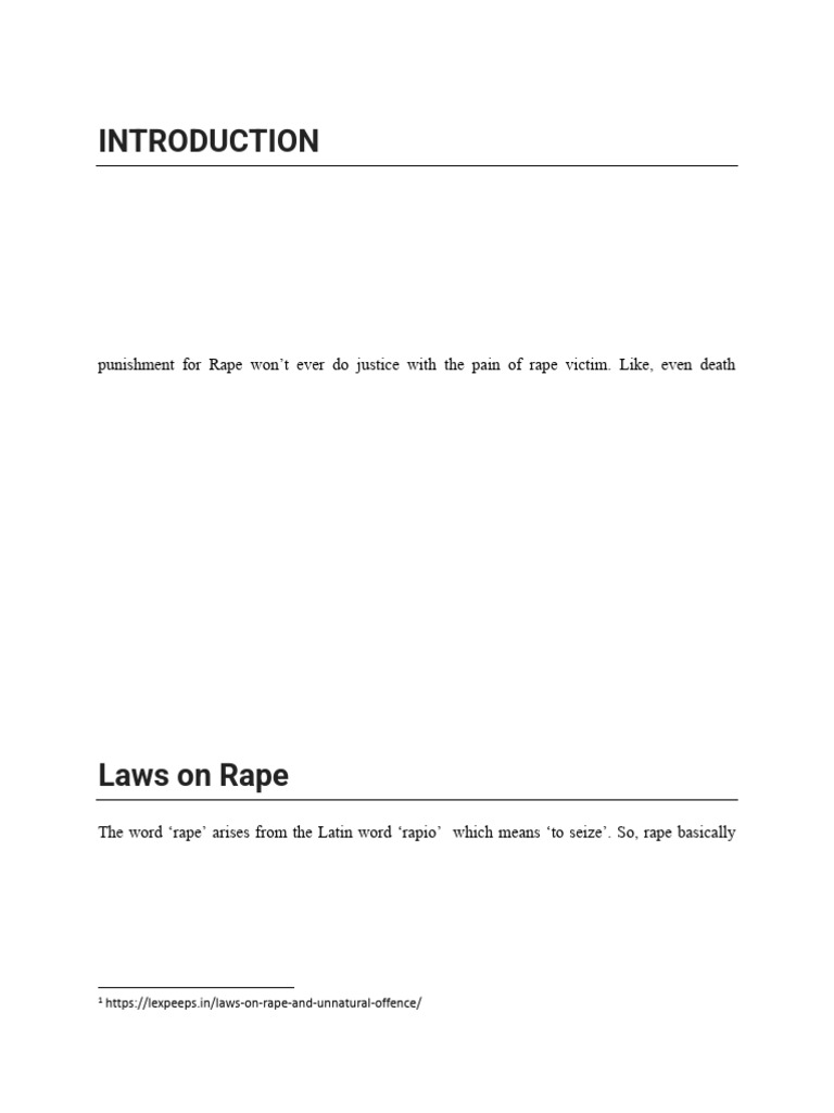 Penal Code | PDF | Rape | Crimes