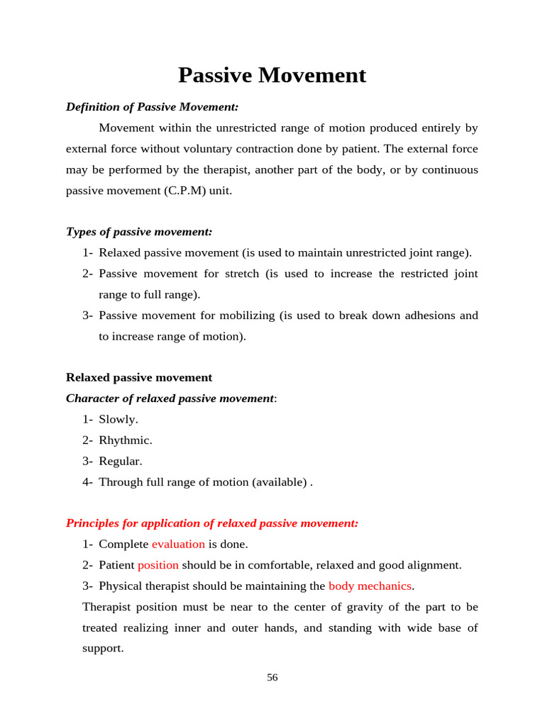 4-Passive ROM | PDF | Anatomical Terms Of Motion | Elbow