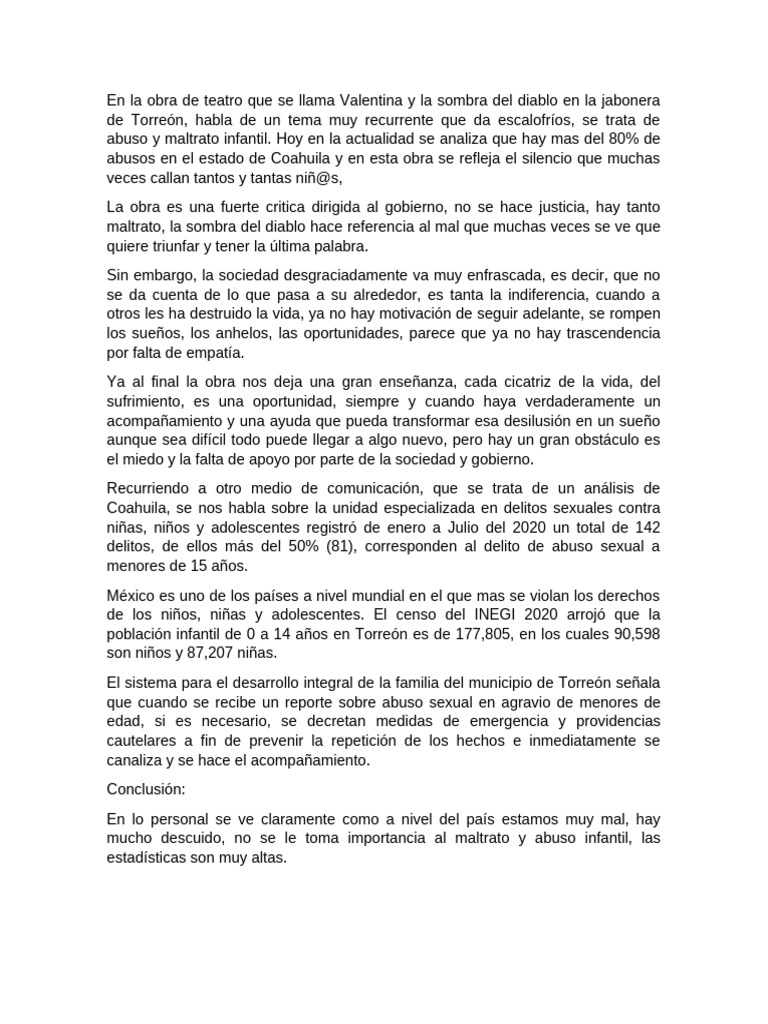 En La Obra de Teatro Que Se Llama Valentina y La Sombra Del Diablo en ...