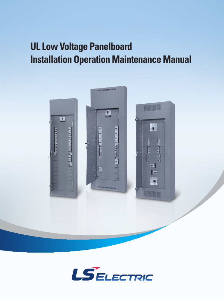 (UL LV Panelboard) IOM Manual en T800T2!01!202403 | PDF | Fuse ...