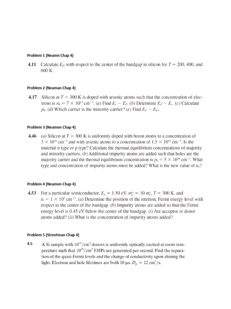 Assignment 3 - Semiconductor Devices | PDF | Teaching Methods & Materials