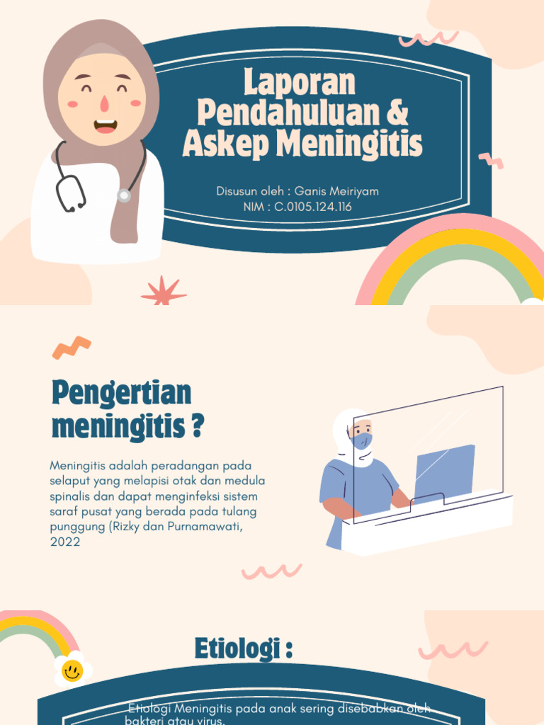 LP Dan Askep Meningitis Ganis | PDF