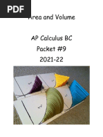 Volumes with Known Cross Sections Worksheet | PDF | Teaching Methods ...