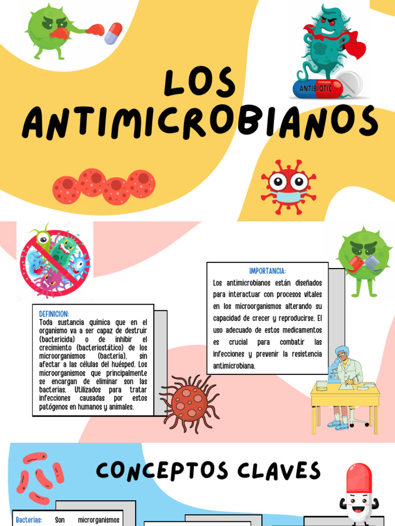 ANTIMICROBIANOS | PDF | Las bacterias | Infección