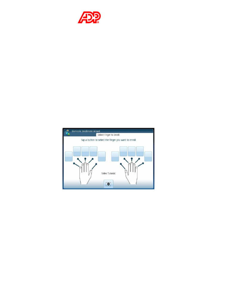 InTouch - QuickPunch Enrollment Guide | PDF | Biometrics | Computer Keyboard