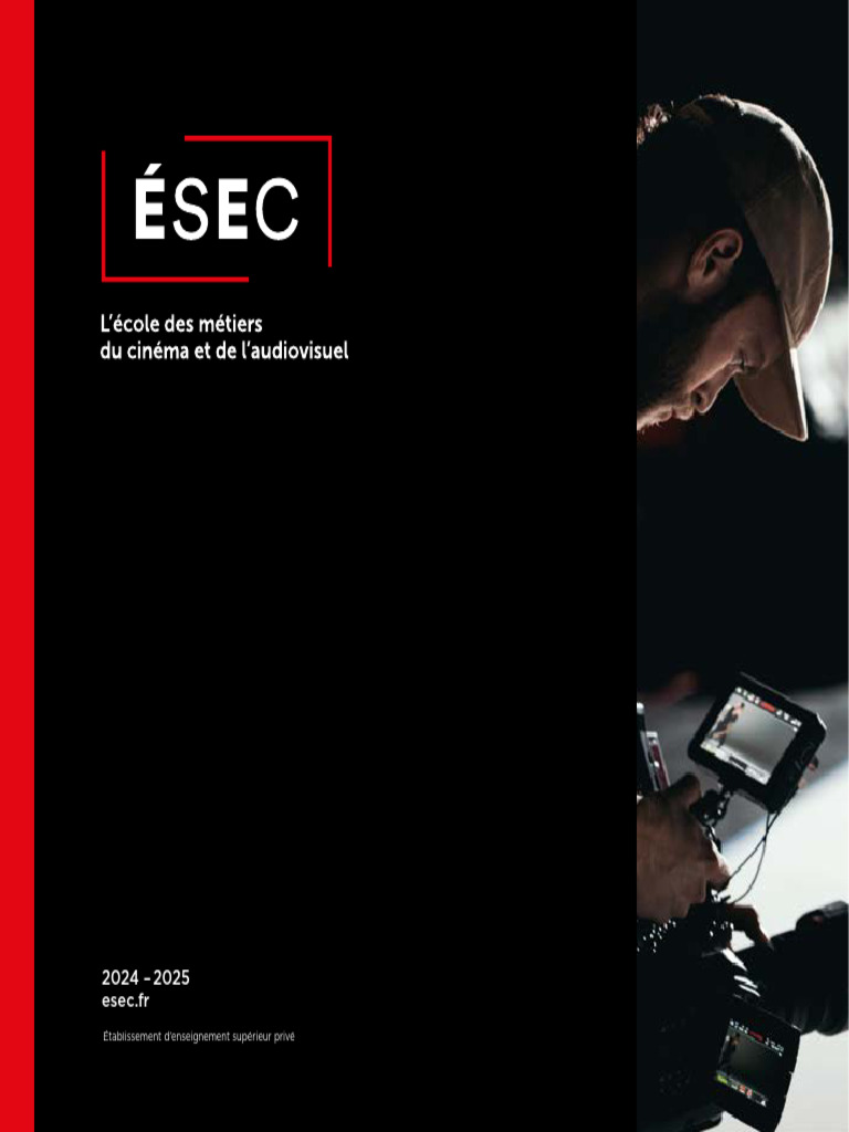 ÉSEC : Formation Cinéma et Audiovisuel | PDF | Cinématographie | Scénario