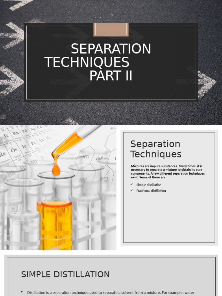 Separation Techniques Part Ii Pdf Distillation Liquids