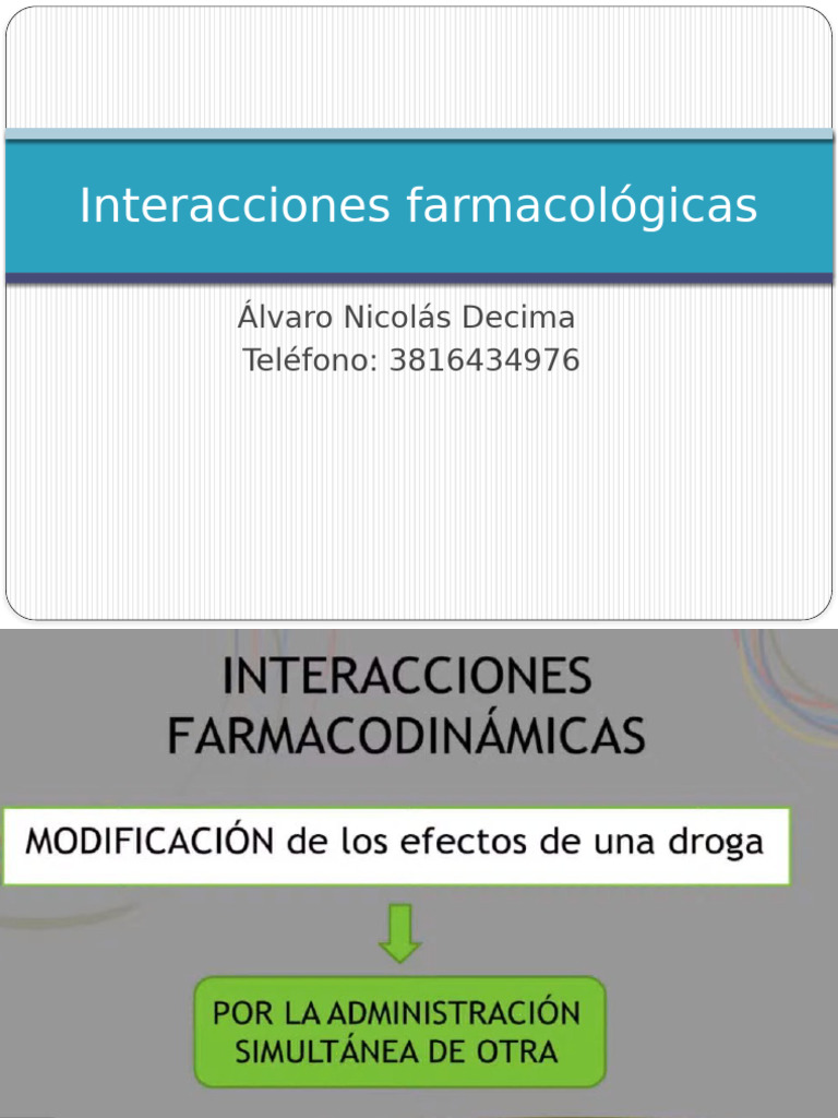 Interacciones Farmacológicas Nuevo | PDF | Droga anti-inflamatoria libre de esteroides | Drogas