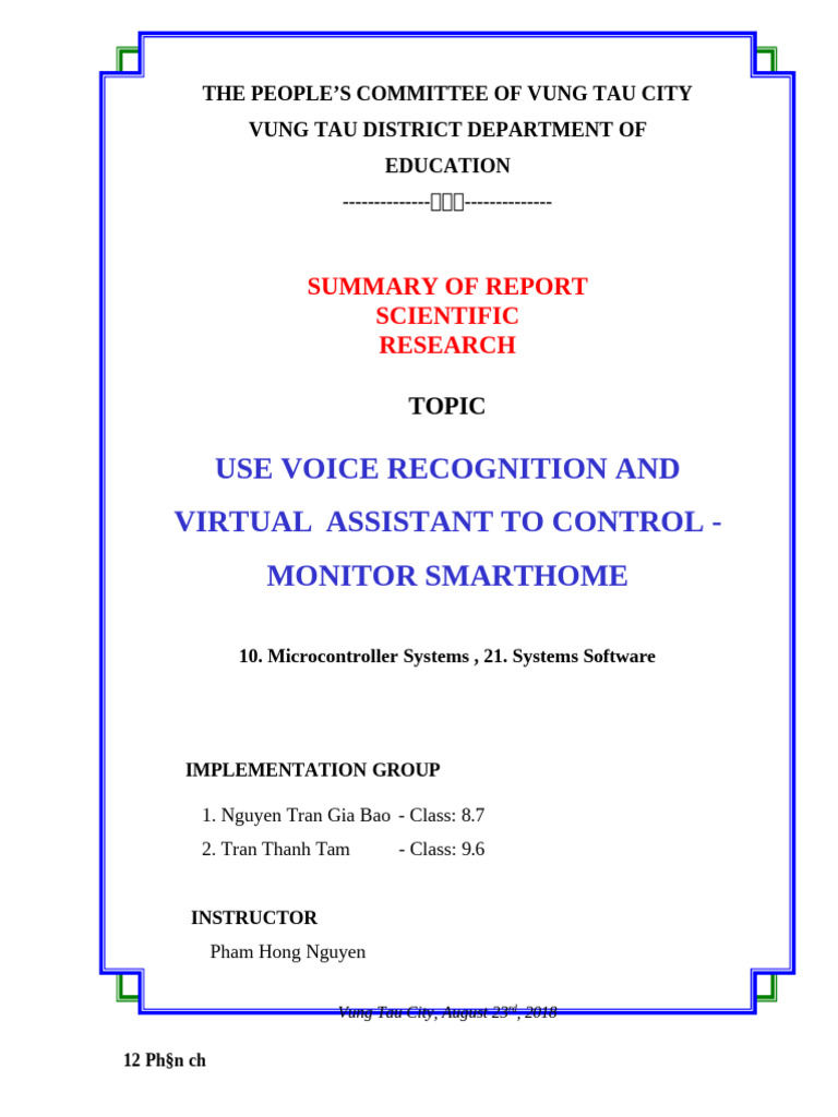 Bản tóm tắt dự án (Tiếng Anh) | PDF | Business | Computers