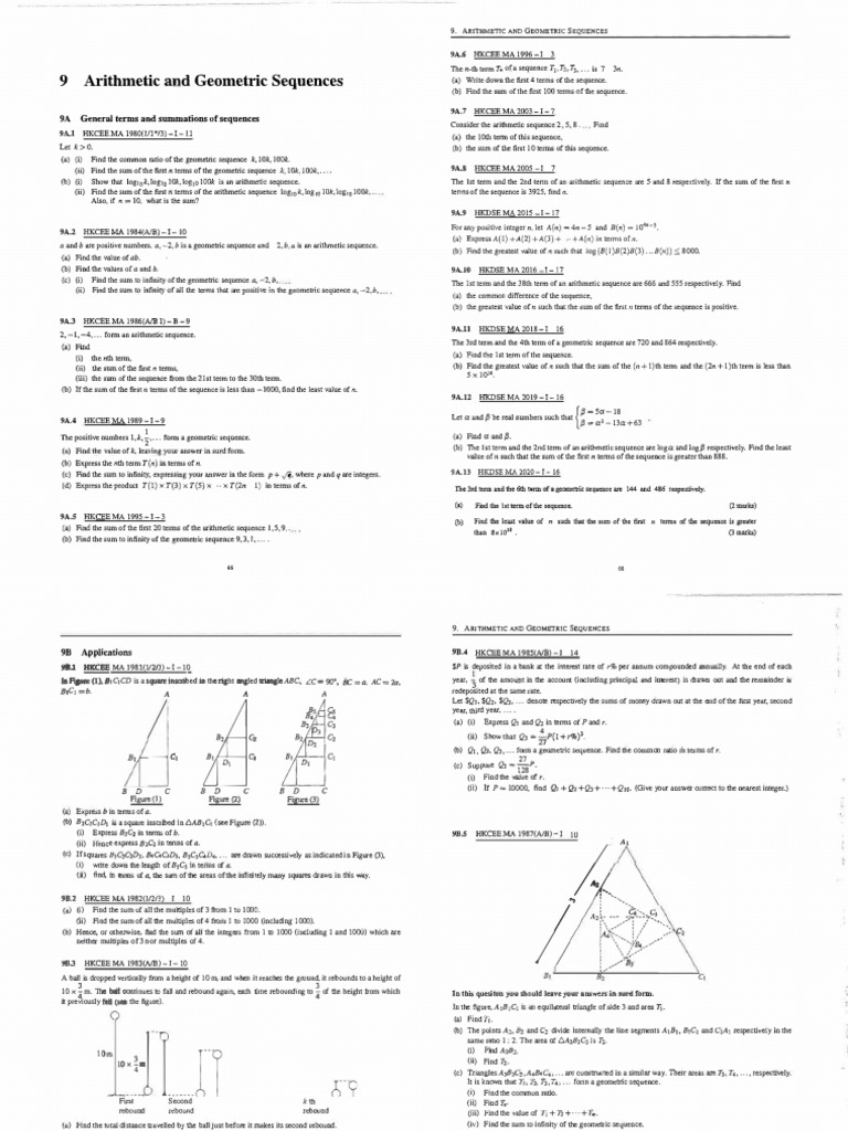 As GS Practice | PDF | Summation | Area