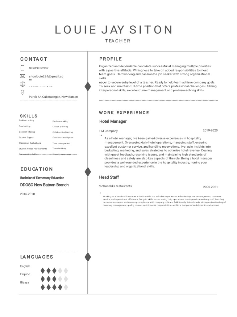 Minimalist White and Grey Professional Resume - 20231216 - 065016 ...