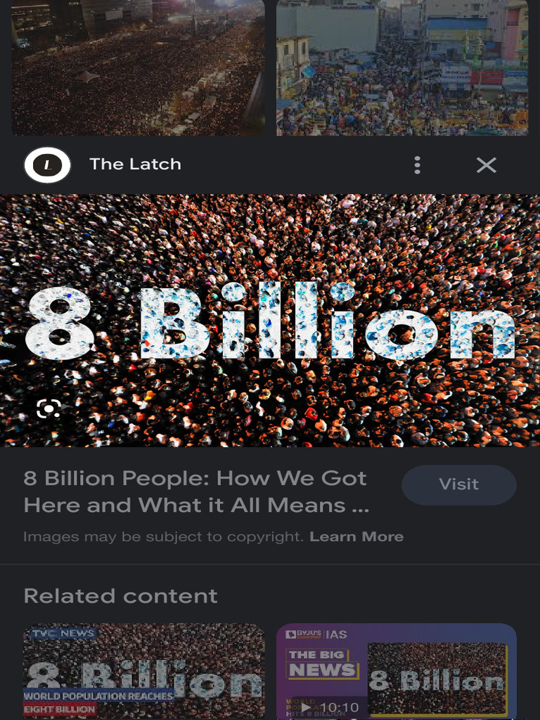 8 Billion People - Google Search | PDF
