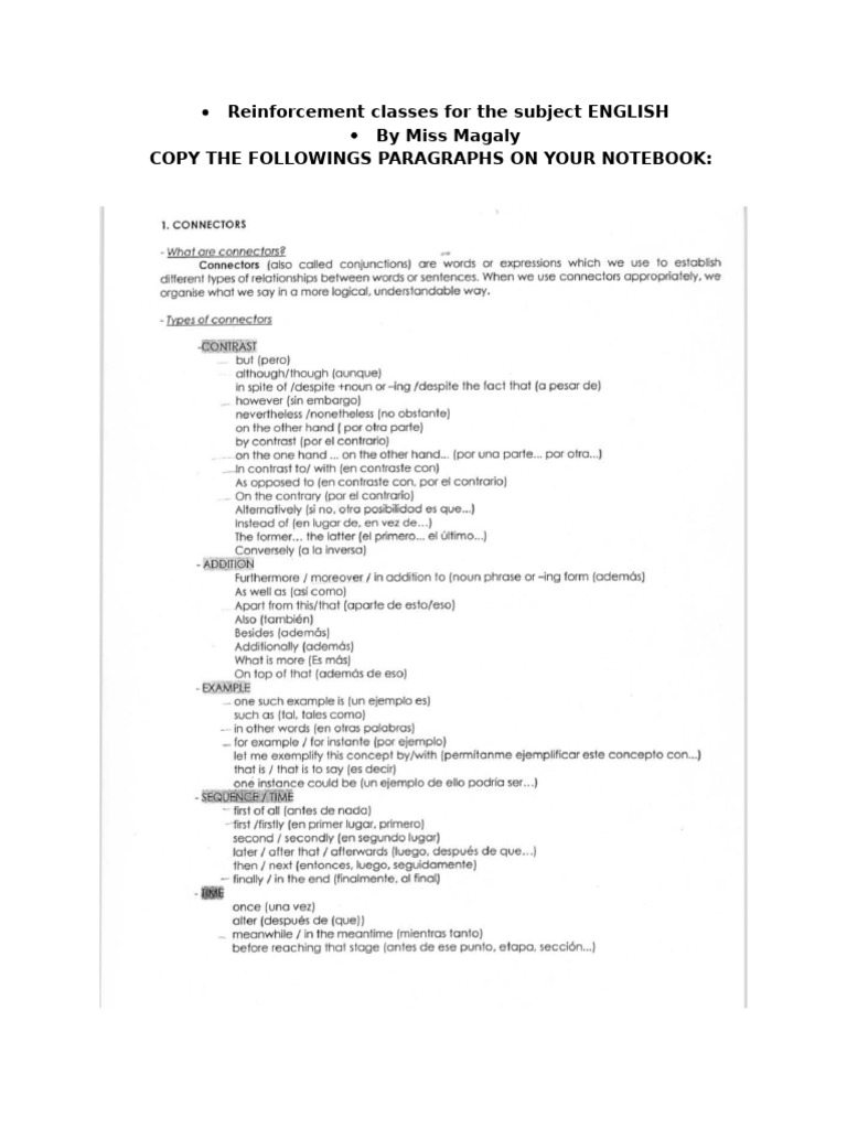 English Reinforcement | PDF